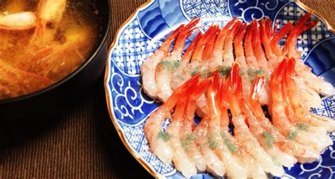 甘エビのお刺身と甘エビの頭でみそ汁 By やちゅぴちゅ 【クックパッド】 簡単おいしいみんなのレシピが354万品