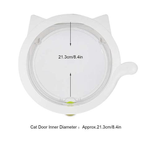 Badu Bg Безопасна врата за котки Пластмасови щайги във формата на котки Домашни любимци Свободно