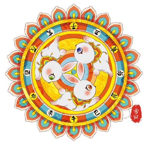 敦煌三兔共耳图练习小灰灰和土豆 站酷zcool