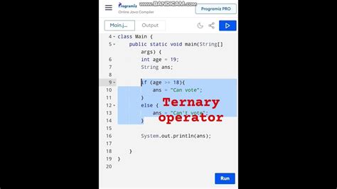 Ternary Operator Java Javascript Coding Ifelse Softwareengineering