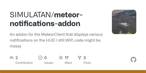 GitHub SIMULATAN Meteor Notifications Addon An Addon For The MeteorClient That Displays
