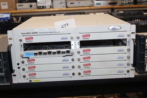 Spirent 6000c Performance Anaylsis System With 1 Smartmetrics Xd 4