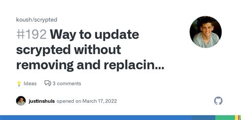 Way To Update Scrypted Without Removing And Replacing Container Way To