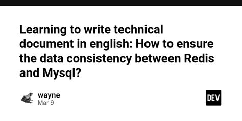 Learning To Write Technical Document In English How To Ensure The Data