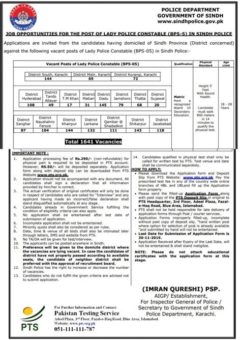 Pts Lady Police Constable Sindh Police Jobs Test Syllabus Mcqs Free