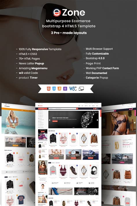 jewelry ecommerce html5 template fastcode space