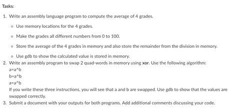 Solved Tasks 1 Write An Assembly Language Program To