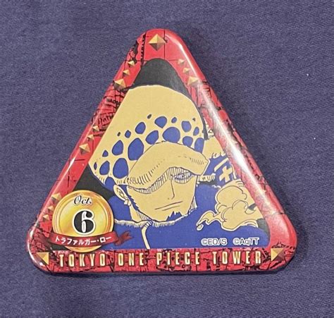 【中古】東京ワンピースタワー トンガリバースデー缶バッジ ロー メルカリ