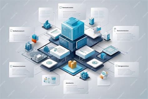 Business Architecture Framework Illustration For Design Premium Ai Generated Image