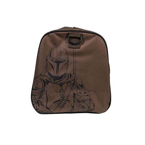 Star Wars The Mandalorian Mandalorian Brown Duffle Bag Clothing