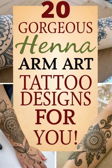 Henna Arm Art 2025 20 Stunning Designs