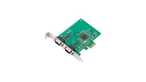 Cp 102el Db9m Moxa 2 Port Pcie Rs232 Serial Card Rs