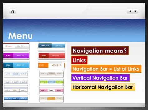 Lab10 Navigation Links And Hover Rollovers Ppt