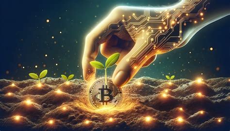 Premium Ai Image Planting The Seed Of Cryptocurrency Investment