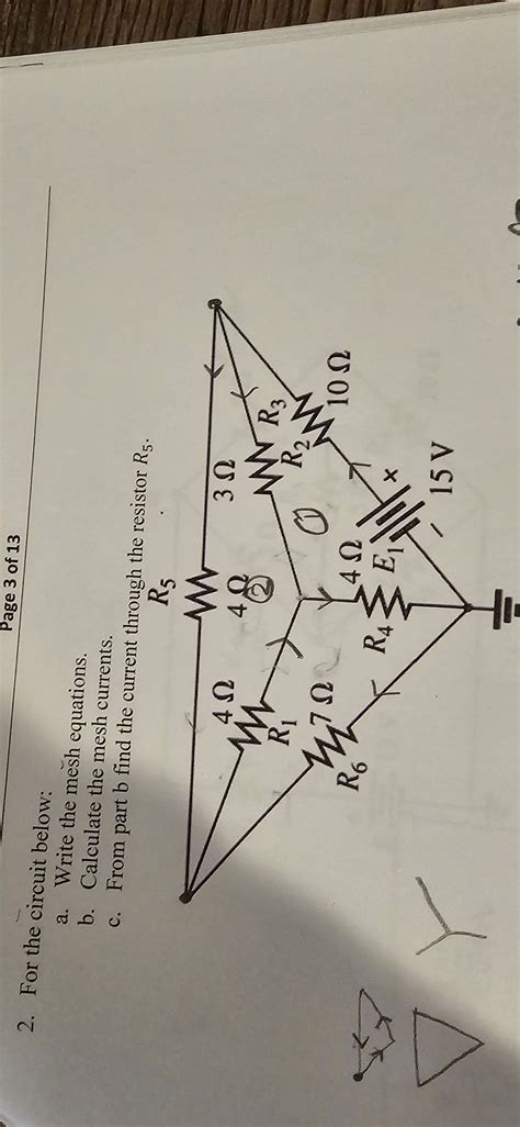 Solved Page 3 ﻿of 132 ﻿for The Circuit Belowa ﻿write The