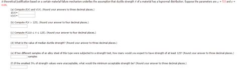 Solved A Theoretical Justification Based On A Certain Chegg