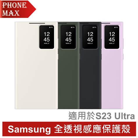Samsung Galaxy S23 Ultra 全透視感應 卡夾式保護殼 公司貨 蝦皮購物