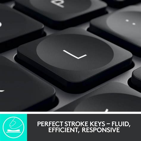 Logitech Mx Keys Advanced Wireless Illuminated Keyboard безжична