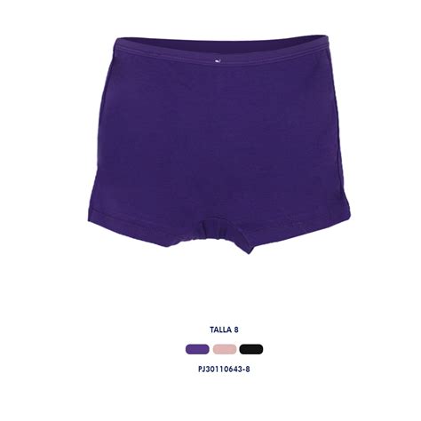 Pantaletas Juvenil En Color Liso Pack 3 Unidades Ropa Interior Por
