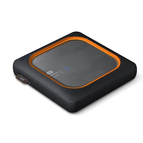 Ổ cứng di động SSD Western My Passport Wireless 500Gb Đầu đọc thẻ SD tích hợp kèm nút sao chép