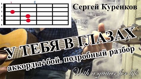 У тебя в глазах АККОРДЫ БОЙ ПОДРОБНЫЙ РАЗБОР НА ГИТАРЕ Youtube