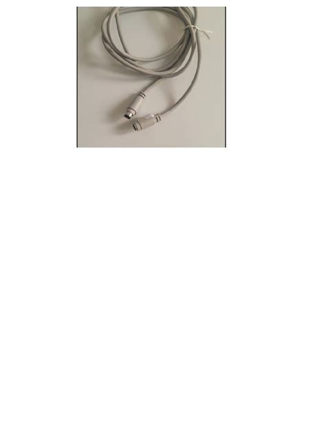 6 0 Ft Ps 2 Port 6 Pin Mini Din Connector M F Cable Customcable