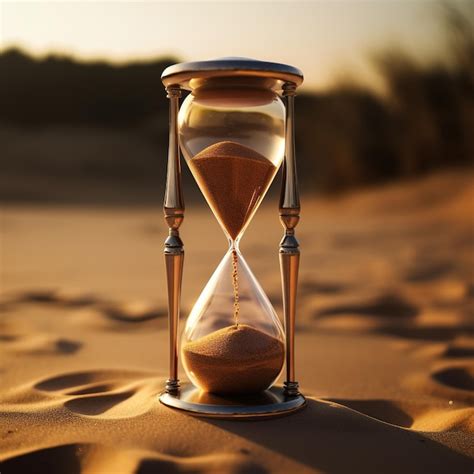 Premium Ai Image Hourglass With Sand