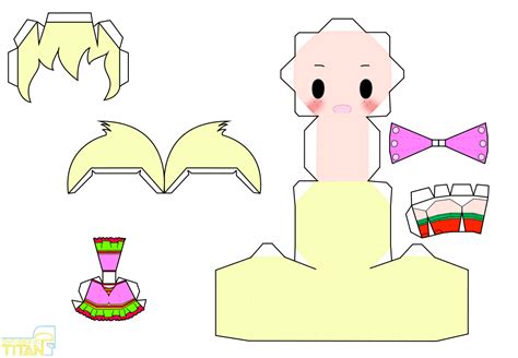 Ilana Chibi Doll Free Printable Papercraft Templates