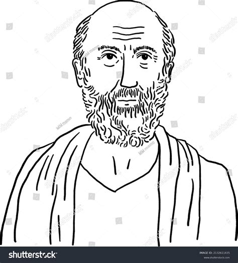 Greek Mar 6 2022 Hippocratesgreek Physician Stock Vector Royalty Free