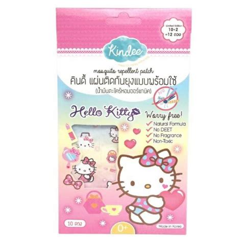 Jual Kindee Hello Kitty Mosquito Repellent Patch 0 Shopee Indonesia