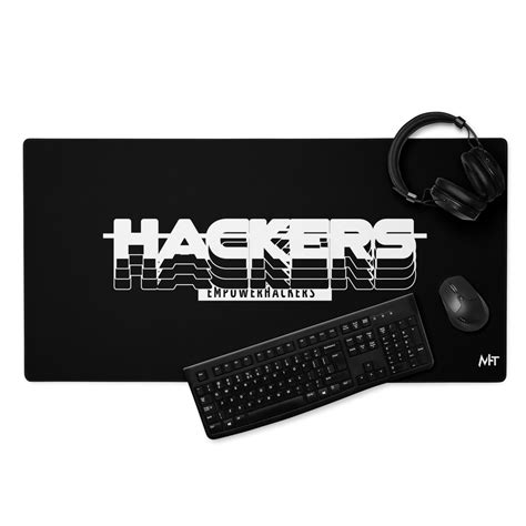 hackers empower hackers v3 desk mat myhackertech
