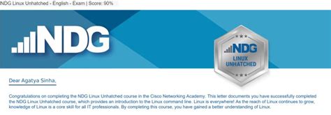 Agatya Sinha On Linkedin Cisco Netacad Ndg