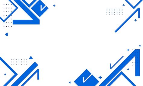 Premium Vector Abstract Blue Geometric Background Dynamic Shapes Composition Vector Design
