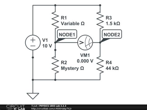 PHYSICS E Lab CircuitLab