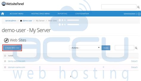 How To Add A Website In Websitepanel 21 Websitepanel Tutorials