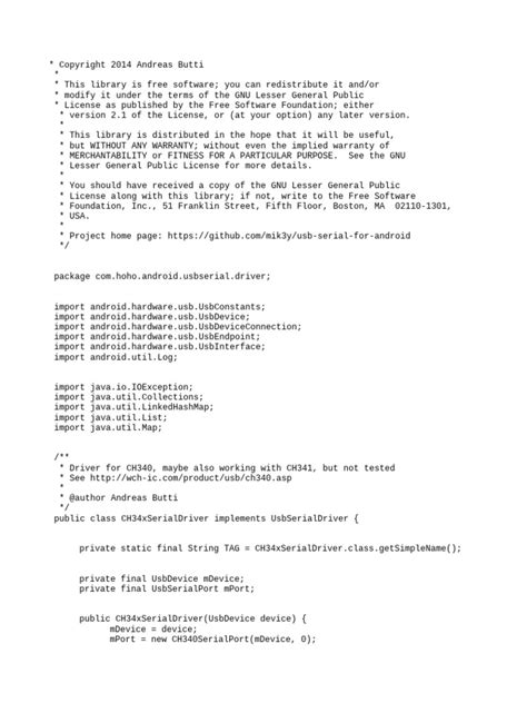 ch34 x serial driver pdf java programming language free software