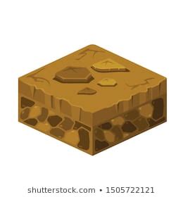 Soil Layers Vector Isometric Element Platform Stock Vector Royalty Free Shutterstock
