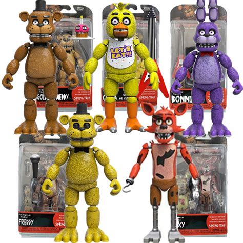 국내출고 프레디의 피자가게 피규어 캐릭터 세트 프레디 보니 치카 폭시 Five Nights At Freddy 티몬
