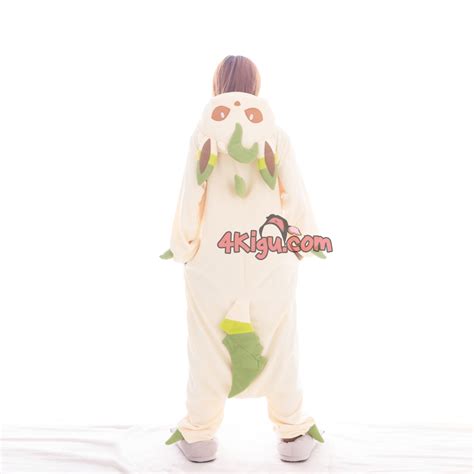 Kigurumi Custom Anime Cosplay Onesies Grass Leafeon 4kigu