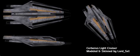 Cerberus Light Cruiser Skinned Image Dawn Of The Reapers Mod For
