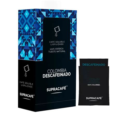 Café De Colombia Descafeinado Soluble Liofilizado En Sobres