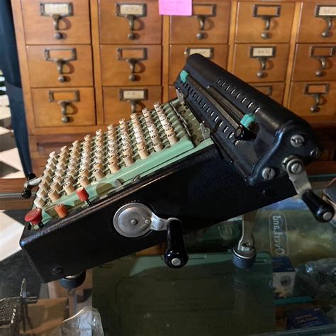 Vintage Monroe Model L Adding Machine Calculating Portable Manual Etsy