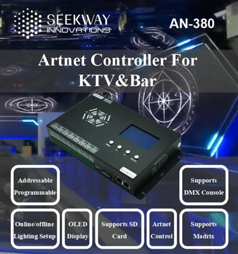 Ports Artnet Controller SPI TTL DMX Pixel LED Light AC V V For Indoor Lighting