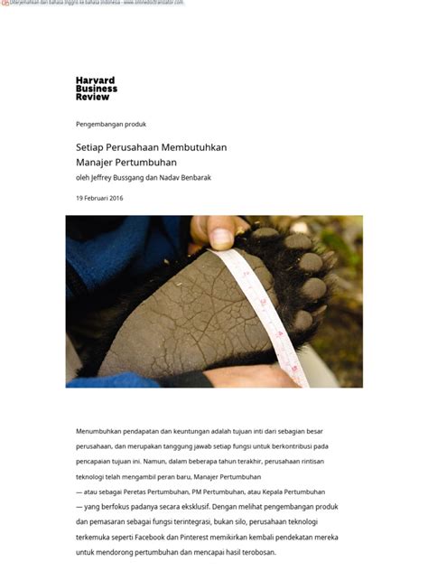 Every Company Needs A Growth Manager En Id Pdf
