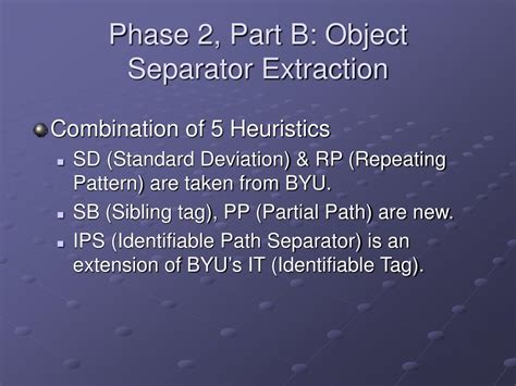 Ppt A Fully Automated Object Extraction System For The World Wide Web