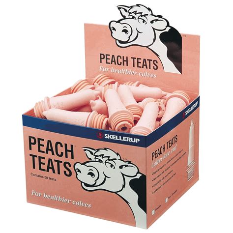 Peach Teat Replacement Teat N W Livestock