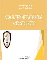 Chapter Introduction To Computer And Network Security Pdf Ict Computer Networking