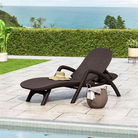Outdoor Chaise Lounge Outdoor Wicker Chaise Lounge Wicker Chaise
