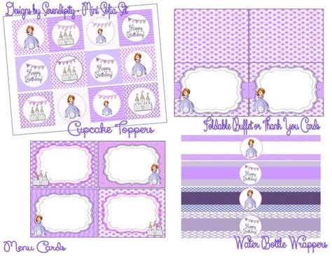 Sofia The First Party Printables
