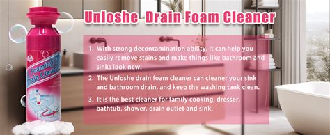 Drain Foam Cleaner Foam Drain Cleaner Foaming Drains Clog